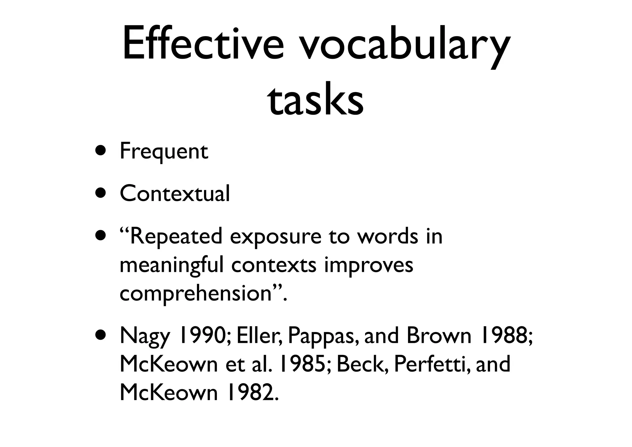 Academic Vocabulary Instruction Strategies | PDF