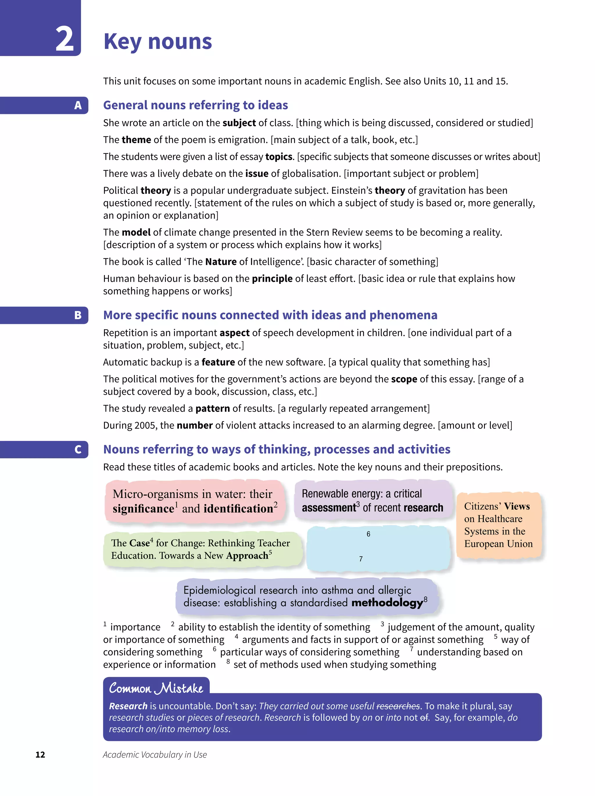Academic vocabulary in use second edition | PDF | Education