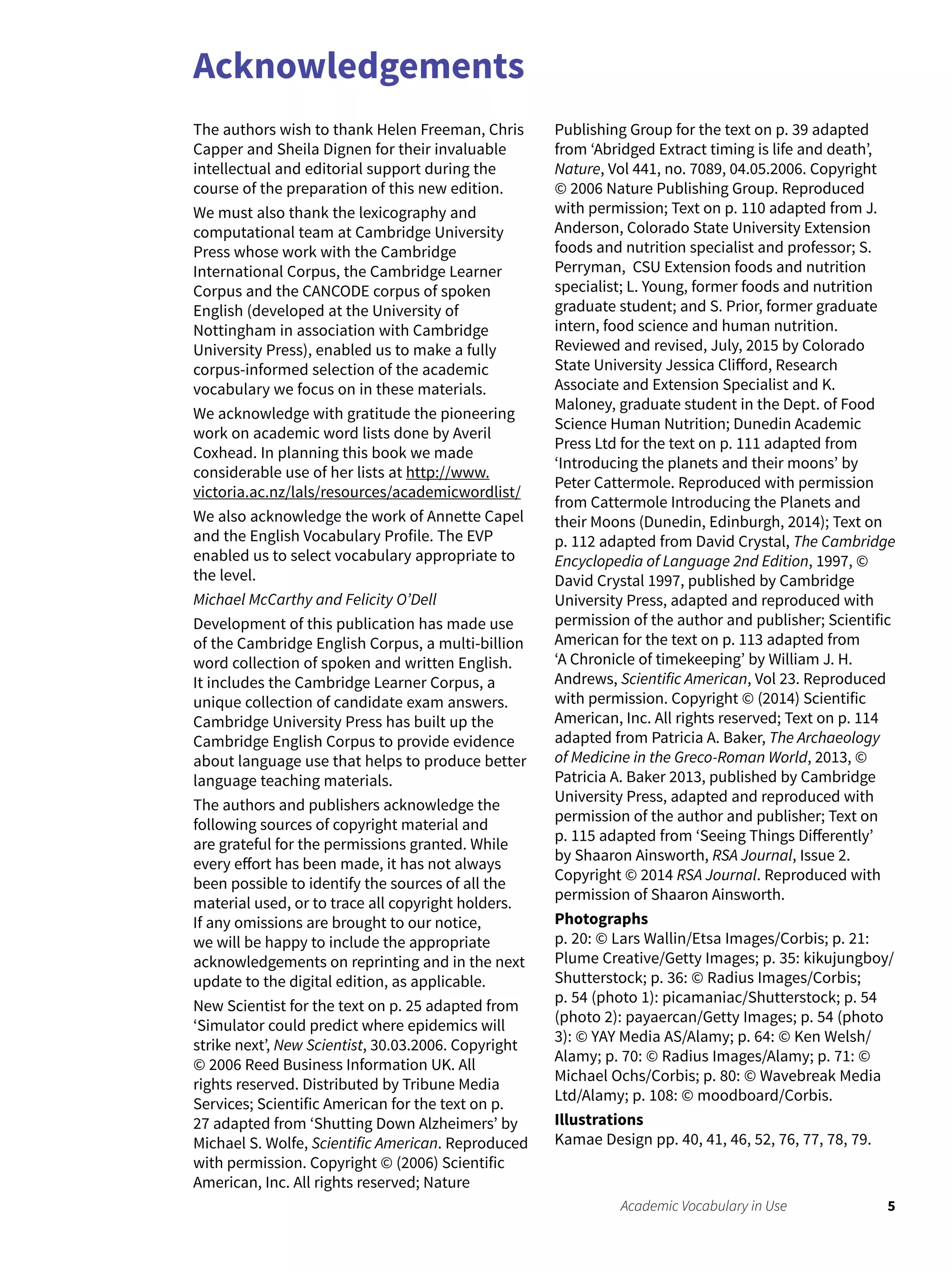 Academic vocabulary in use second edition | PDF