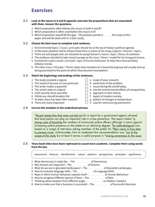 Academic vocabulary in use second edition | PDF