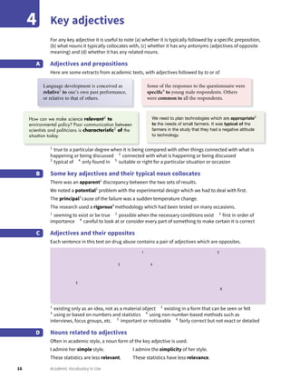 Academic vocabulary in use second edition | PDF
