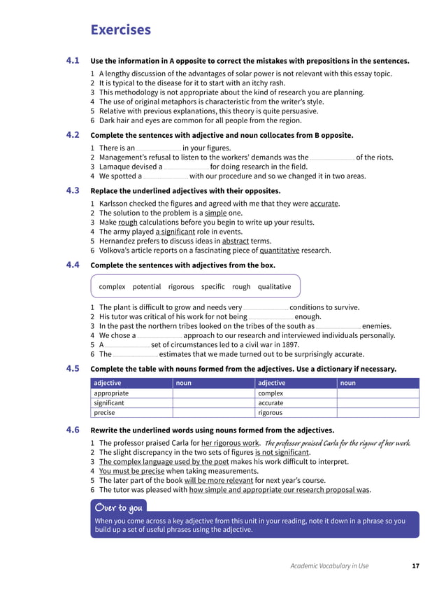 Academic vocabulary in use second edition | PDF | Education