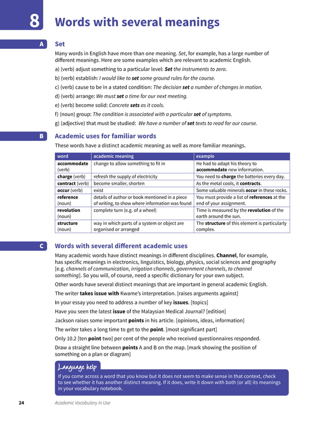 Academic vocabulary in use second edition | PDF | Education