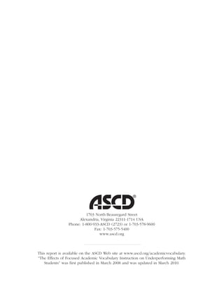 Academic vocabulary math_white_paper_web | PDF | Standardized Testing ...