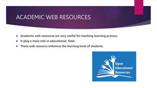 ACADEMIC WEB RESOURCES.pptx