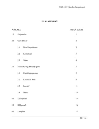 Pendekatan Pengajaran - Penulisan Isu | DOC