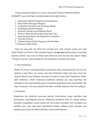 Pendekatan Pengajaran - Penulisan Isu | DOC