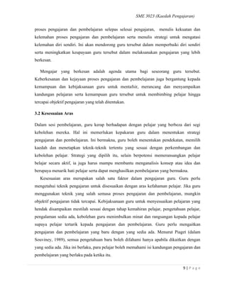 Pendekatan Pengajaran - Penulisan Isu | DOC