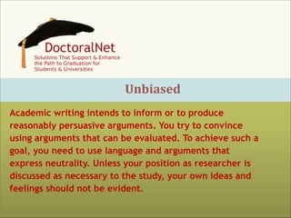 What You Need to Know about Academic Writing | PDF