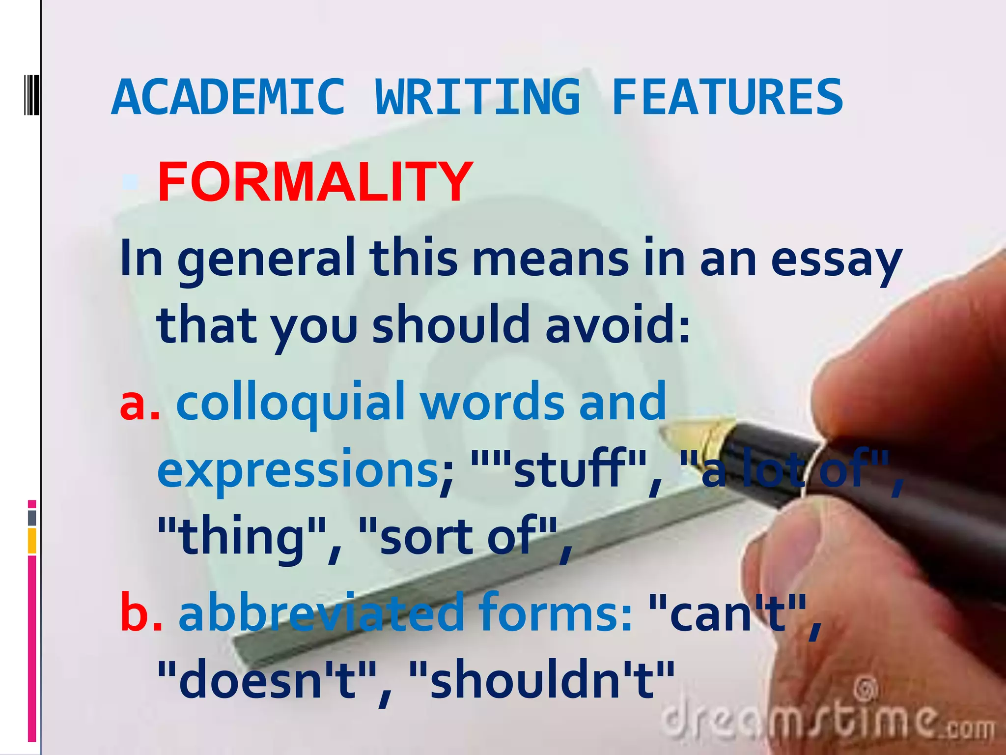 Academic writing | PPTX