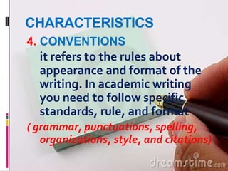 Academic writing | PPTX