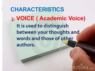 Academic writing | PPTX