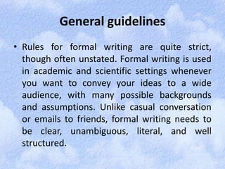 Academic writing | PPTX