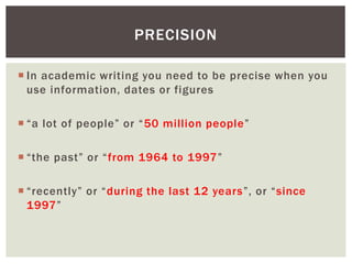 Academic writing | PPTX