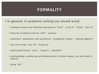 Academic writing | PPTX