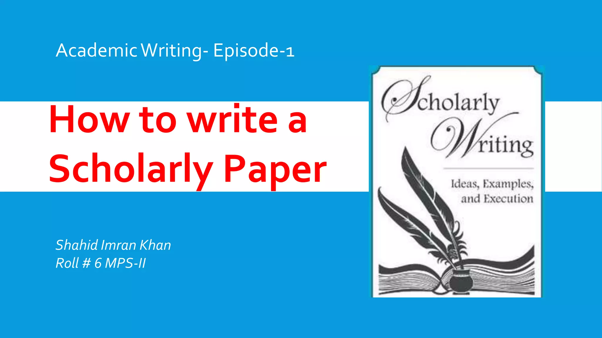 Academic writing | PPT