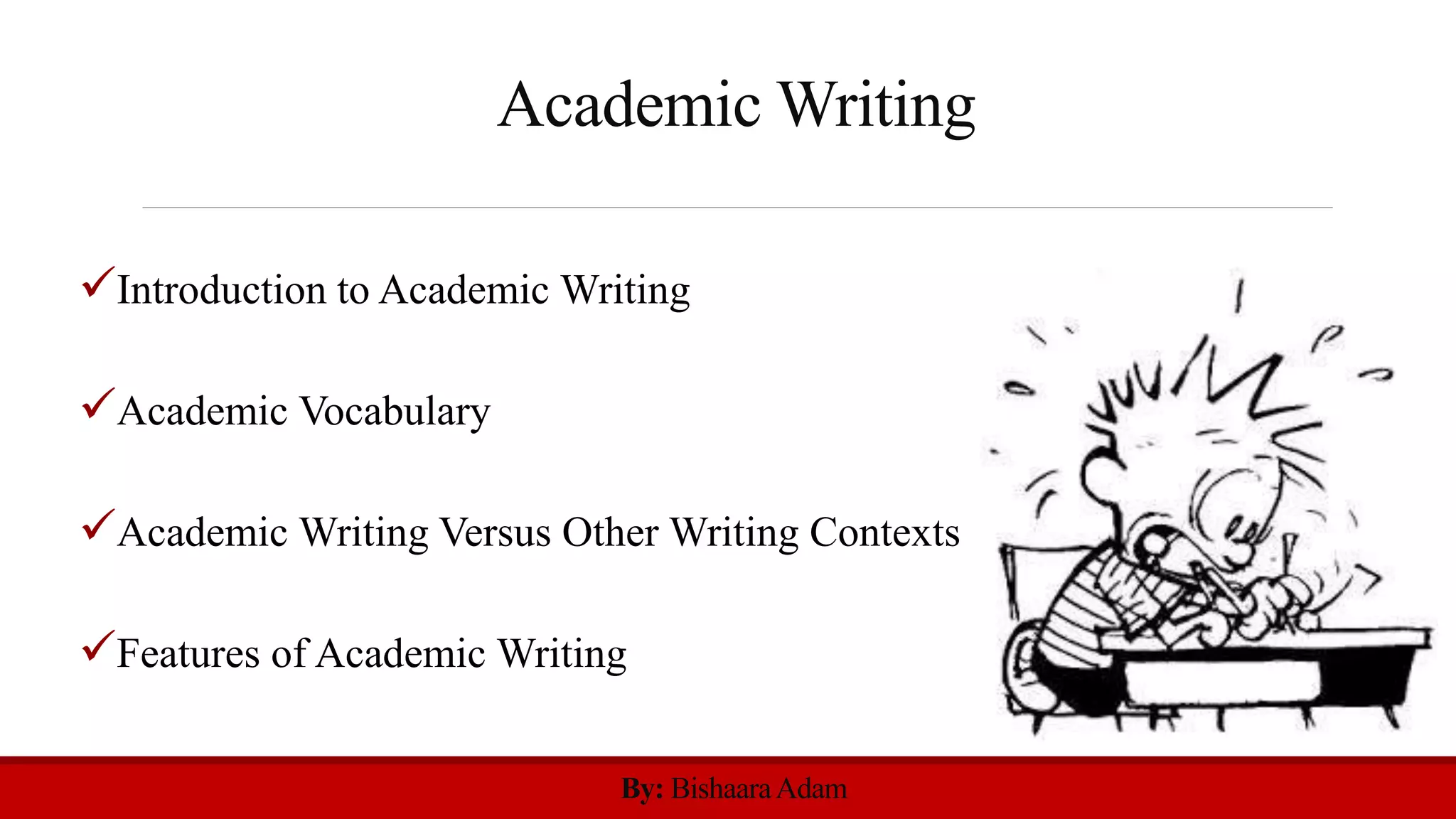 Academic Writing | PPTX