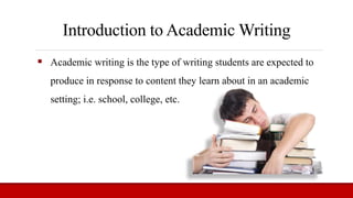 Academic Writing | PPTX