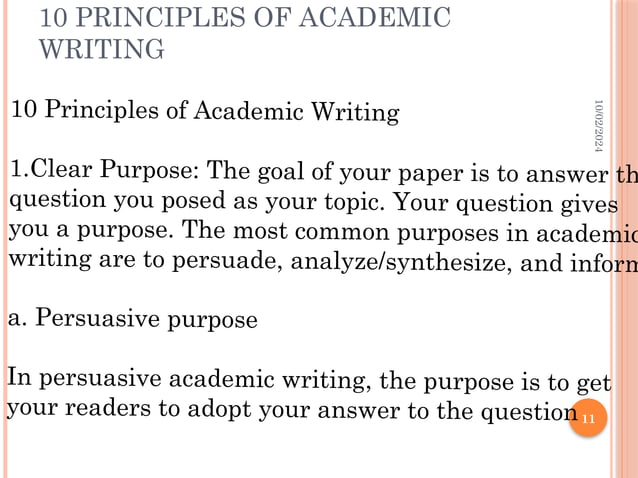 academic writing.presentation- 2.pptx | Free Download