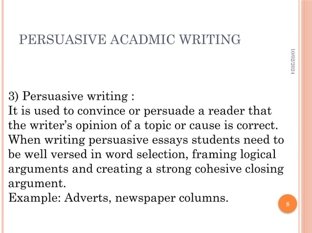 academic writing.presentation- 2.pptx | Free Download