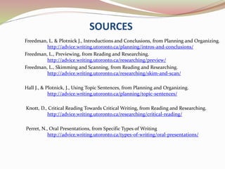 Academic writing b | PPTX