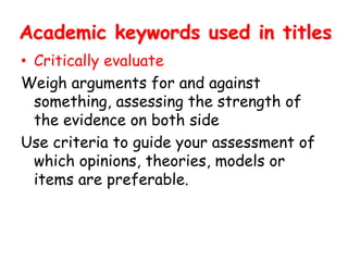 Academic writing - essays.ppt