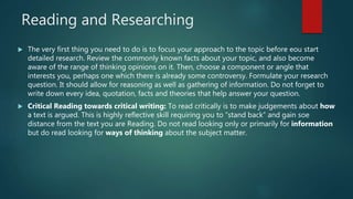 Academic writing | PPTX