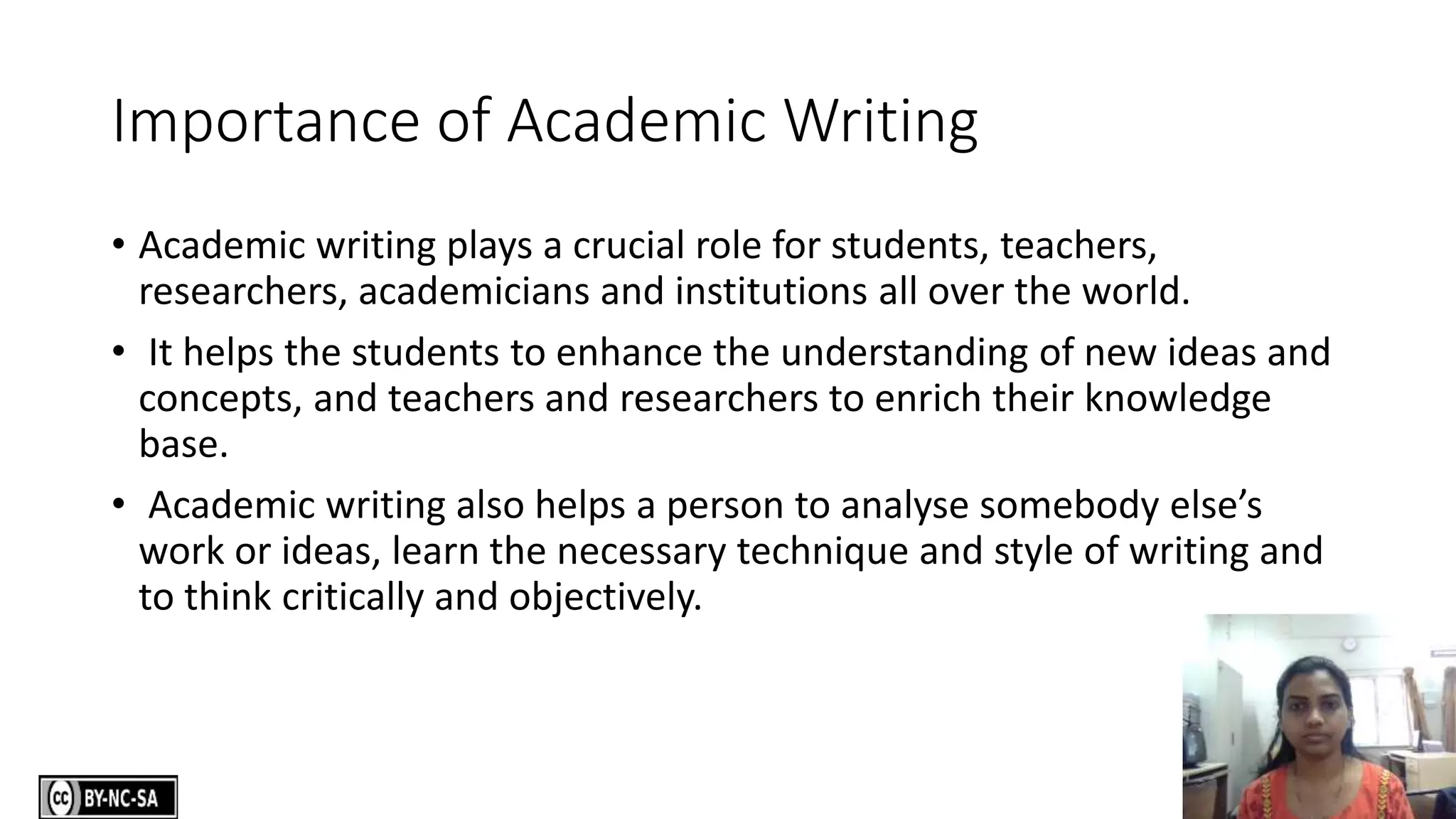 Traits of good Academic Writing | PPTX