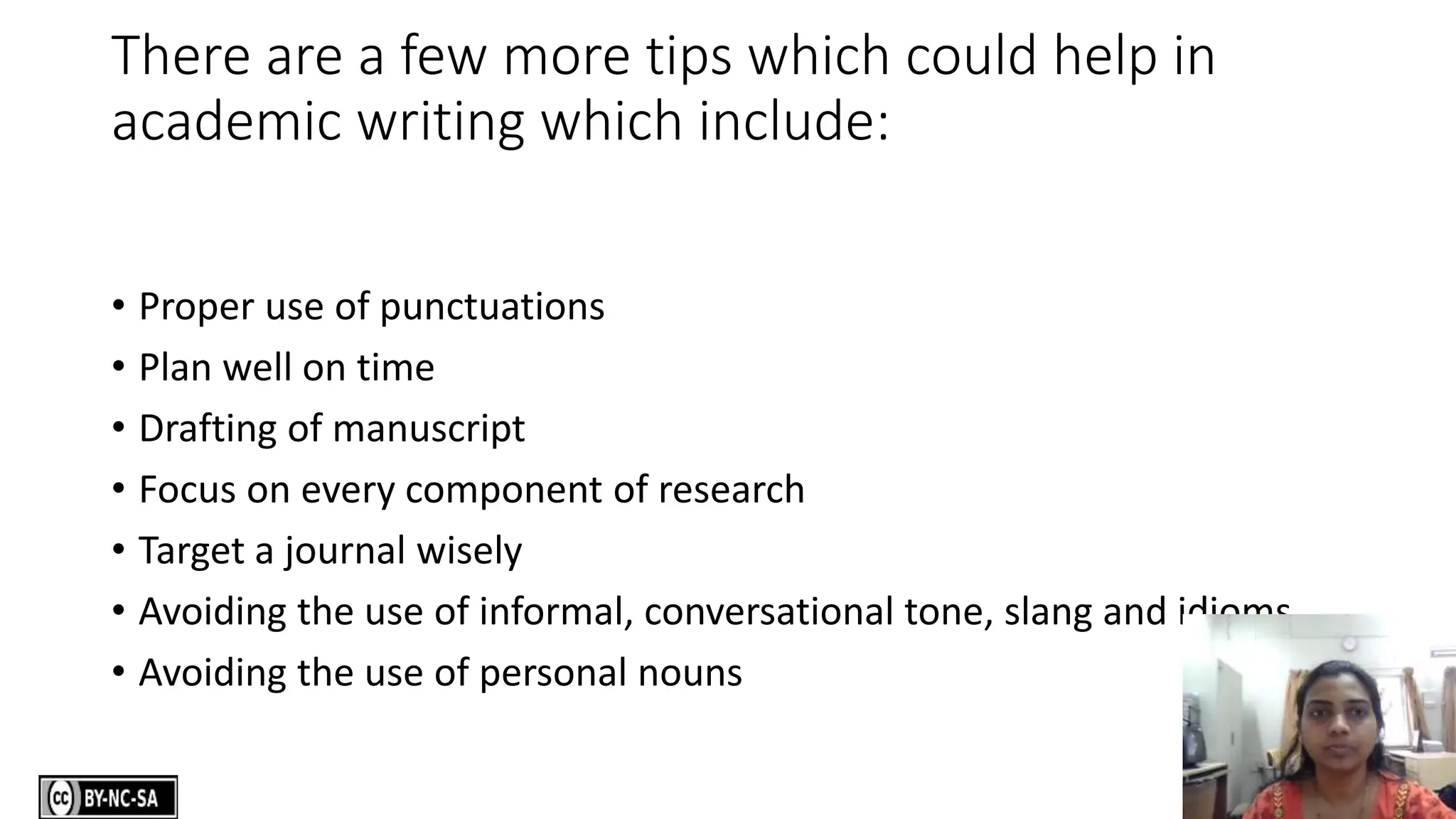 Traits of good Academic Writing | PPTX