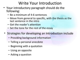 Academic Writing - The Writing Process | PPT