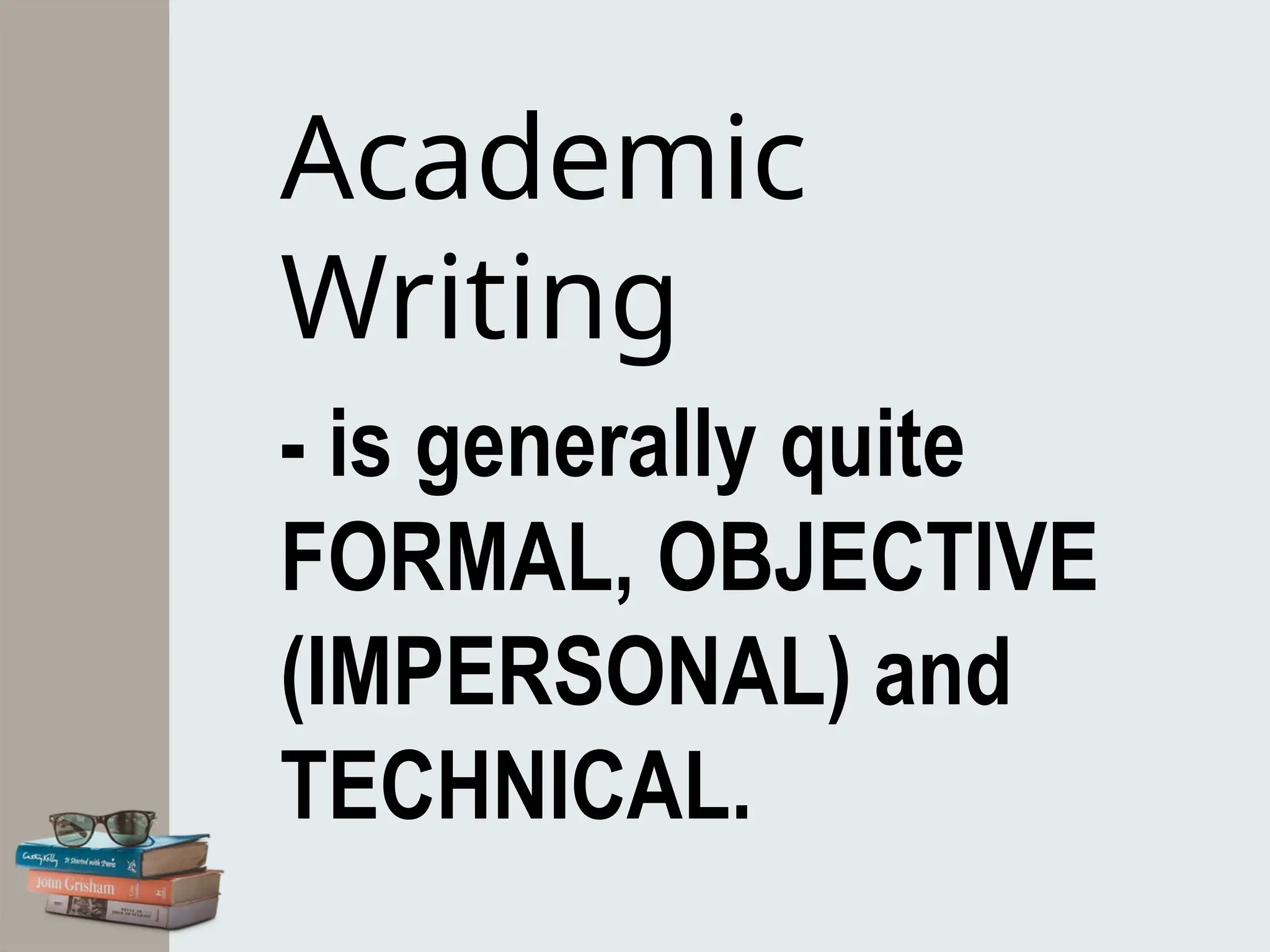 Academic Writing for Grade 12 EAPP TSHS | PPTX