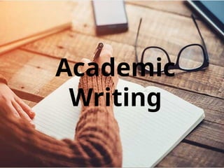 Academic Writing for Grade 12 EAPP TSHS | PPTX