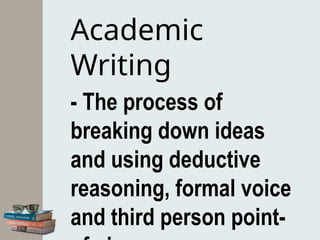 Academic Writing for Grade 12 EAPP TSHS | PPTX