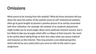 Using the Internet as a resource for writing | PPT