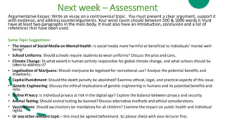 Introduction to Academic writing - Level 5 | PPTX