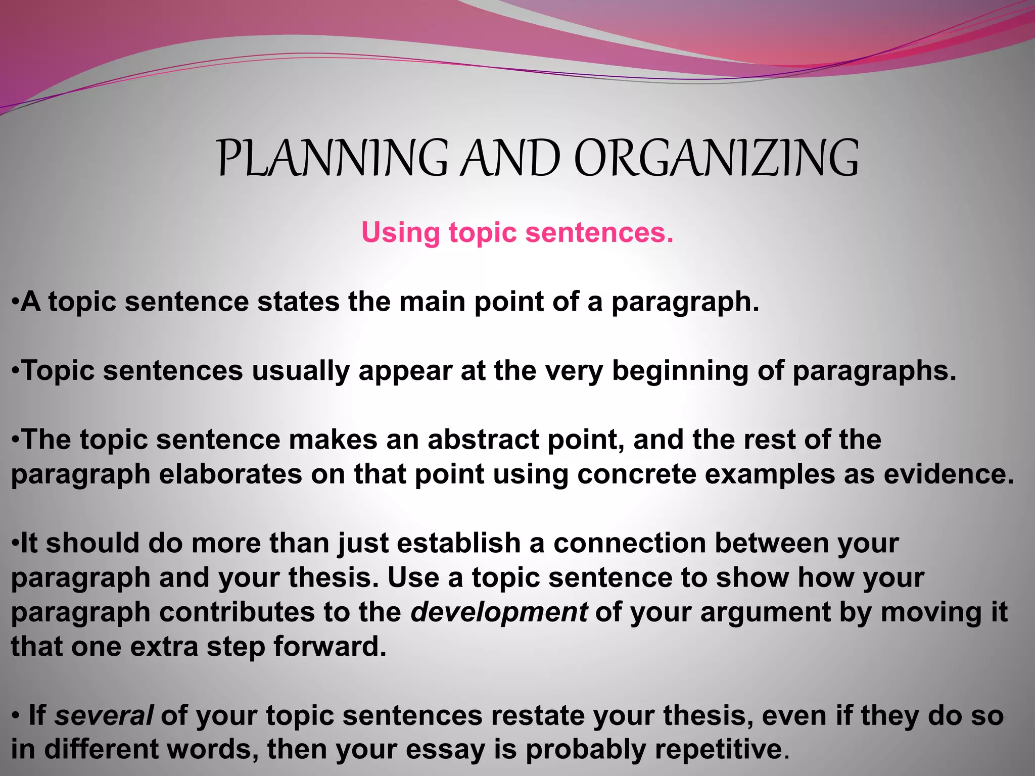 Academic writing advice powerpoint | PPTX