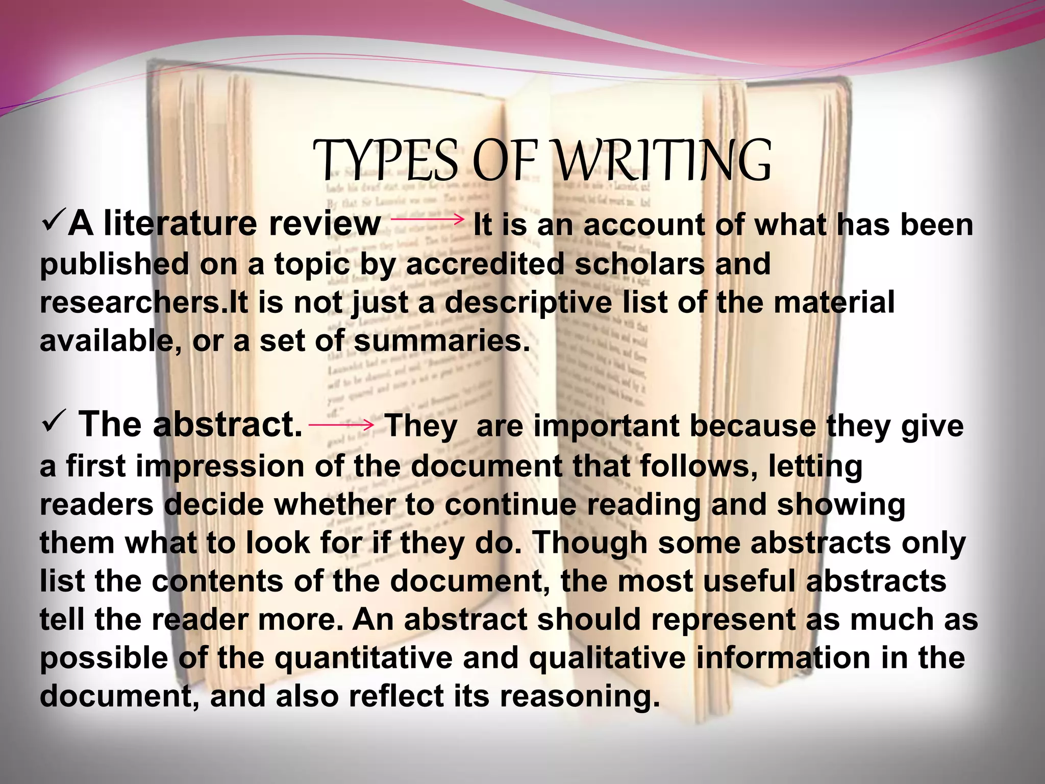 Academic writing advice powerpoint | PPTX