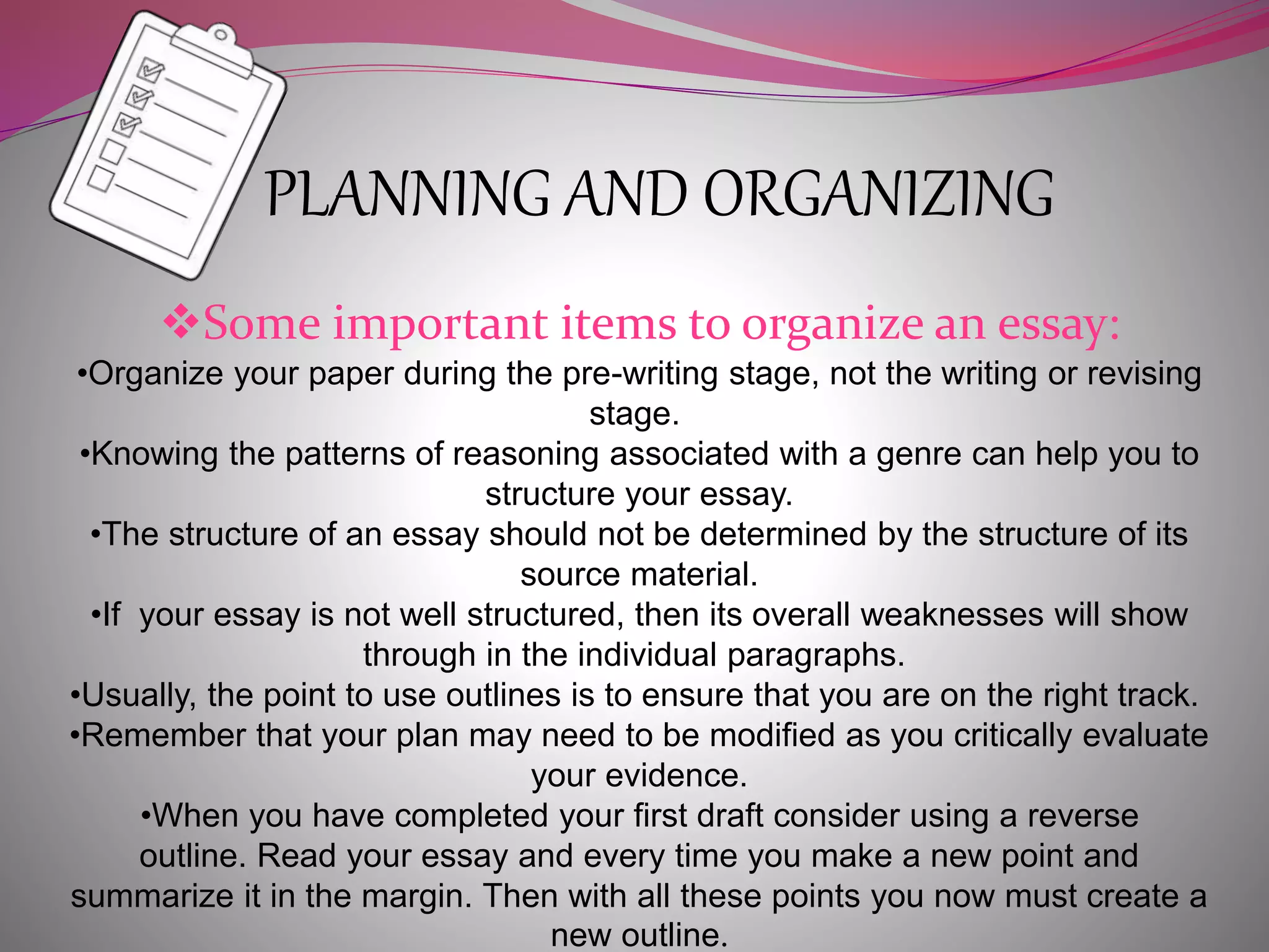 Academic writing advice powerpoint | PPTX