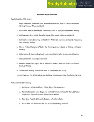 Academic Writing As Craft | PDF