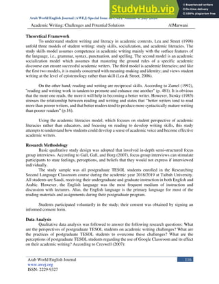 Academic Writing Challenges And Potential Solutions | PDF