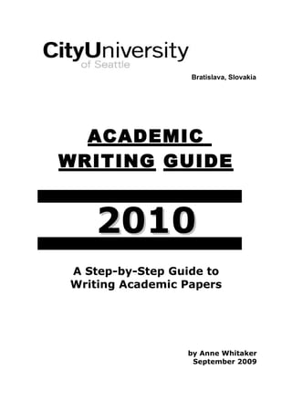 Academic writing guide | PDF
