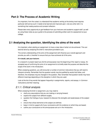 Academic Writing Guide | PDF