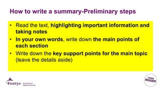 Academic writing in English (wk2) | PPT