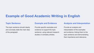 Academic Writing is a formal, disciplined approach to conveying ideas.pptx
