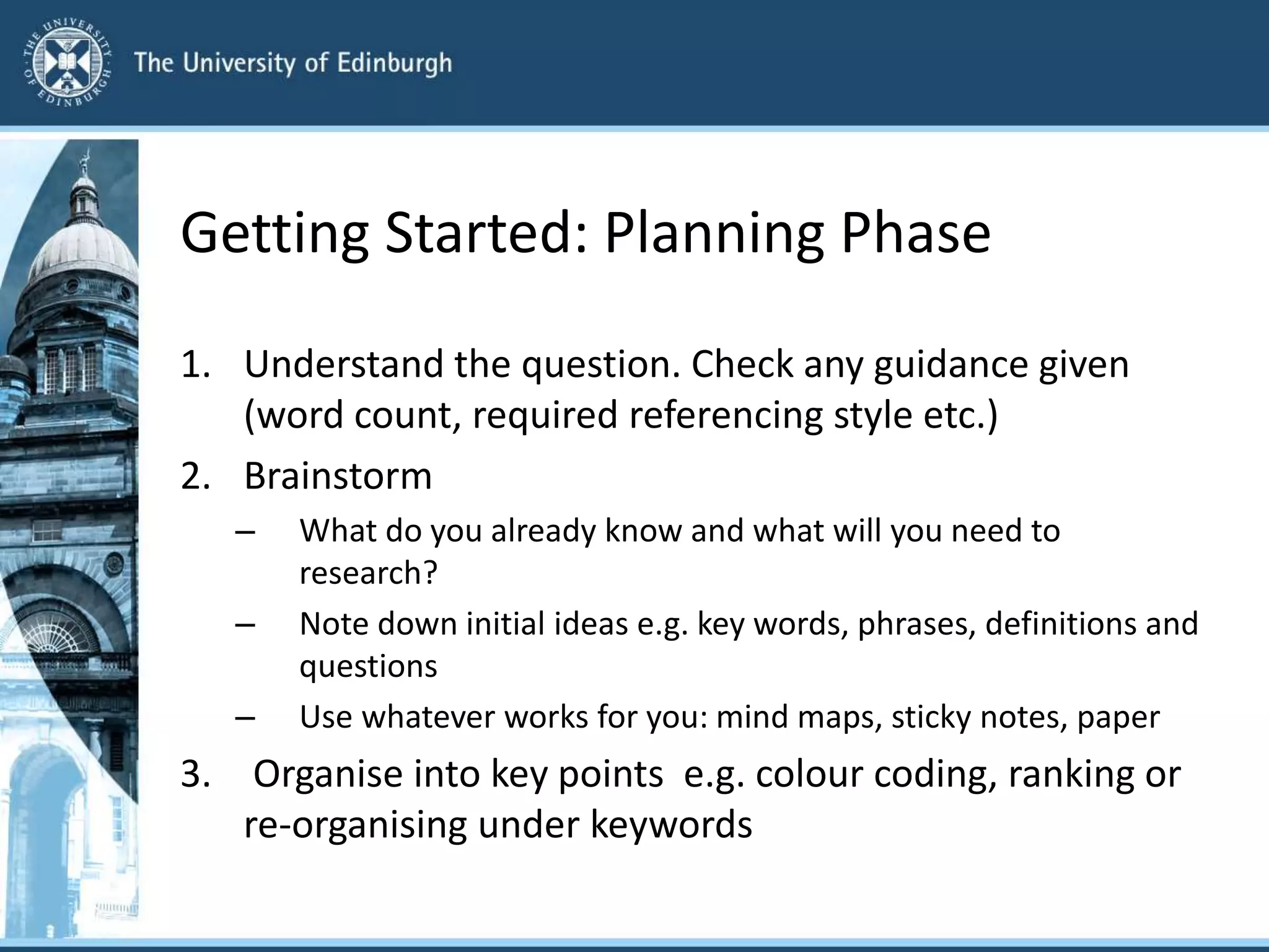 Academic writing oer s_morrow | PPTX | Homework and Study | Education