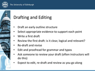 Academic writing oer s_morrow | PPTX | Homework and Study | Education