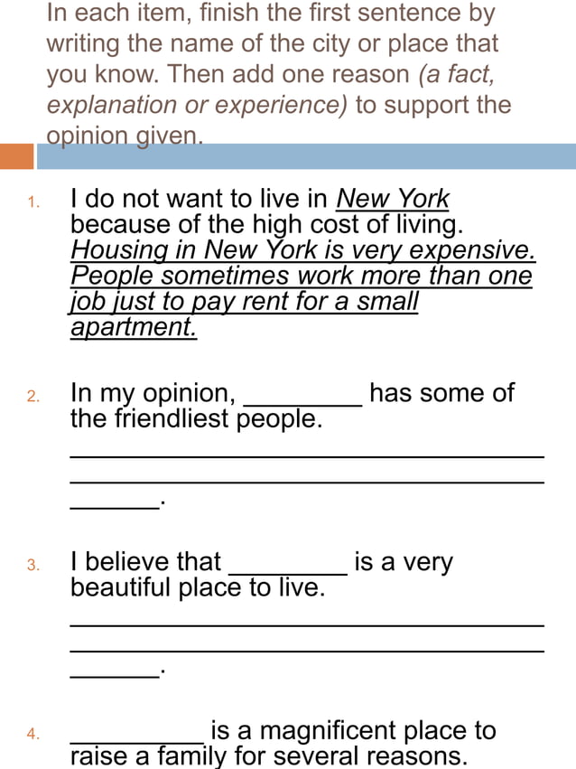 Academic writing (opinion paragraph) | PDF