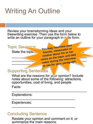 Academic writing (opinion paragraph) | PDF