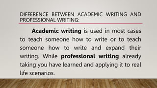 Academic Writing & Professional Writing.pptx
