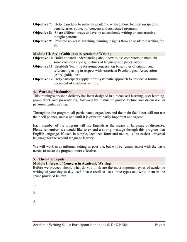 Academic writing skills | PDF